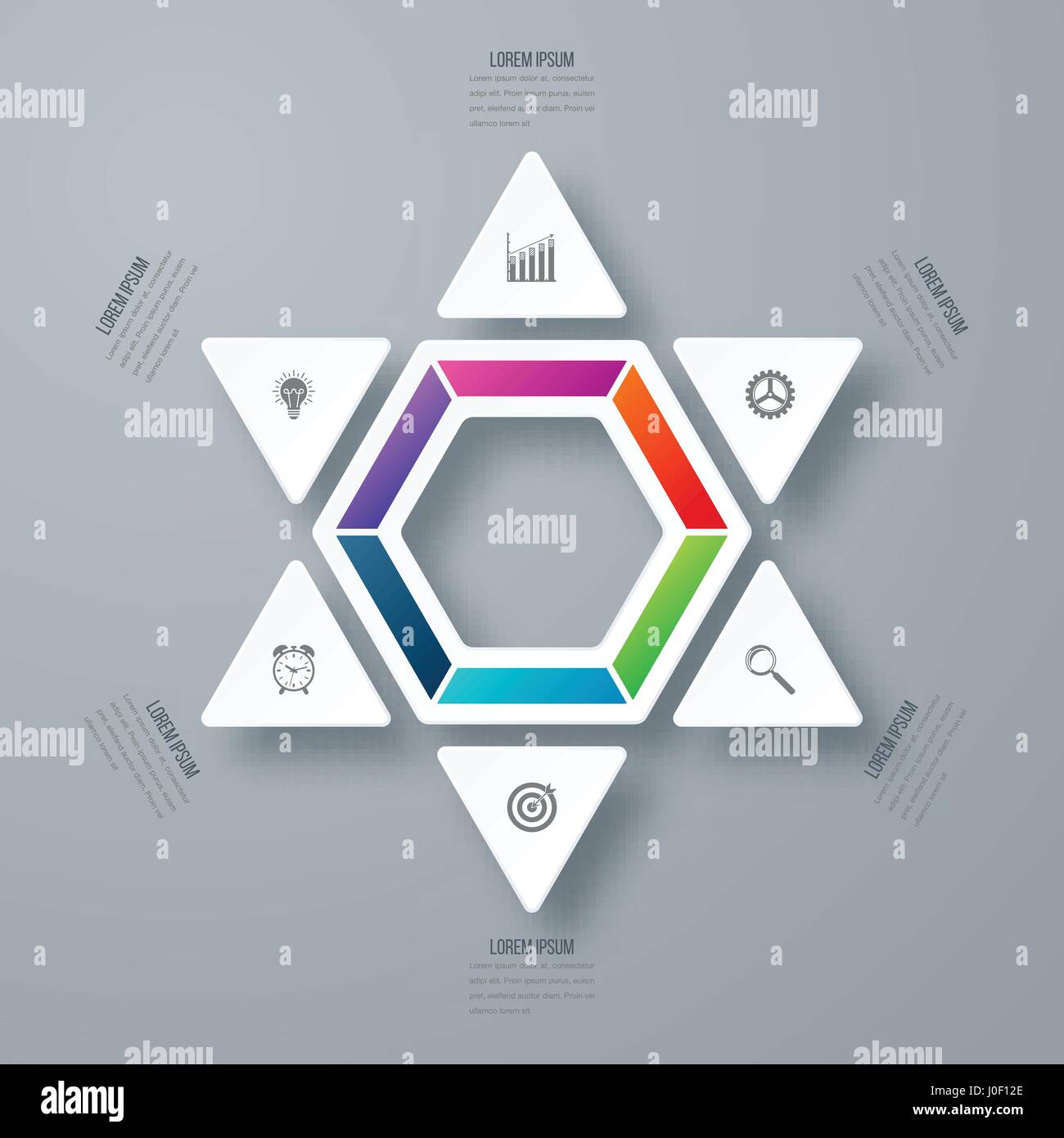 Infographic design on the grey background Stock Vector Image & Art - Alamy