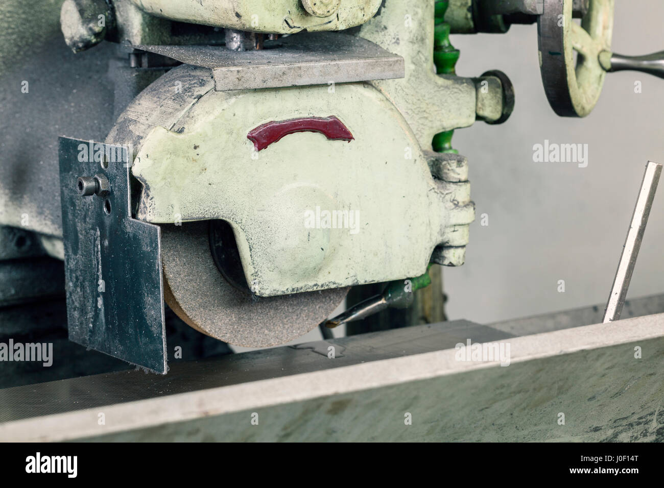 machines for milling and grinding of metal, close up Stock Photo - Alamy