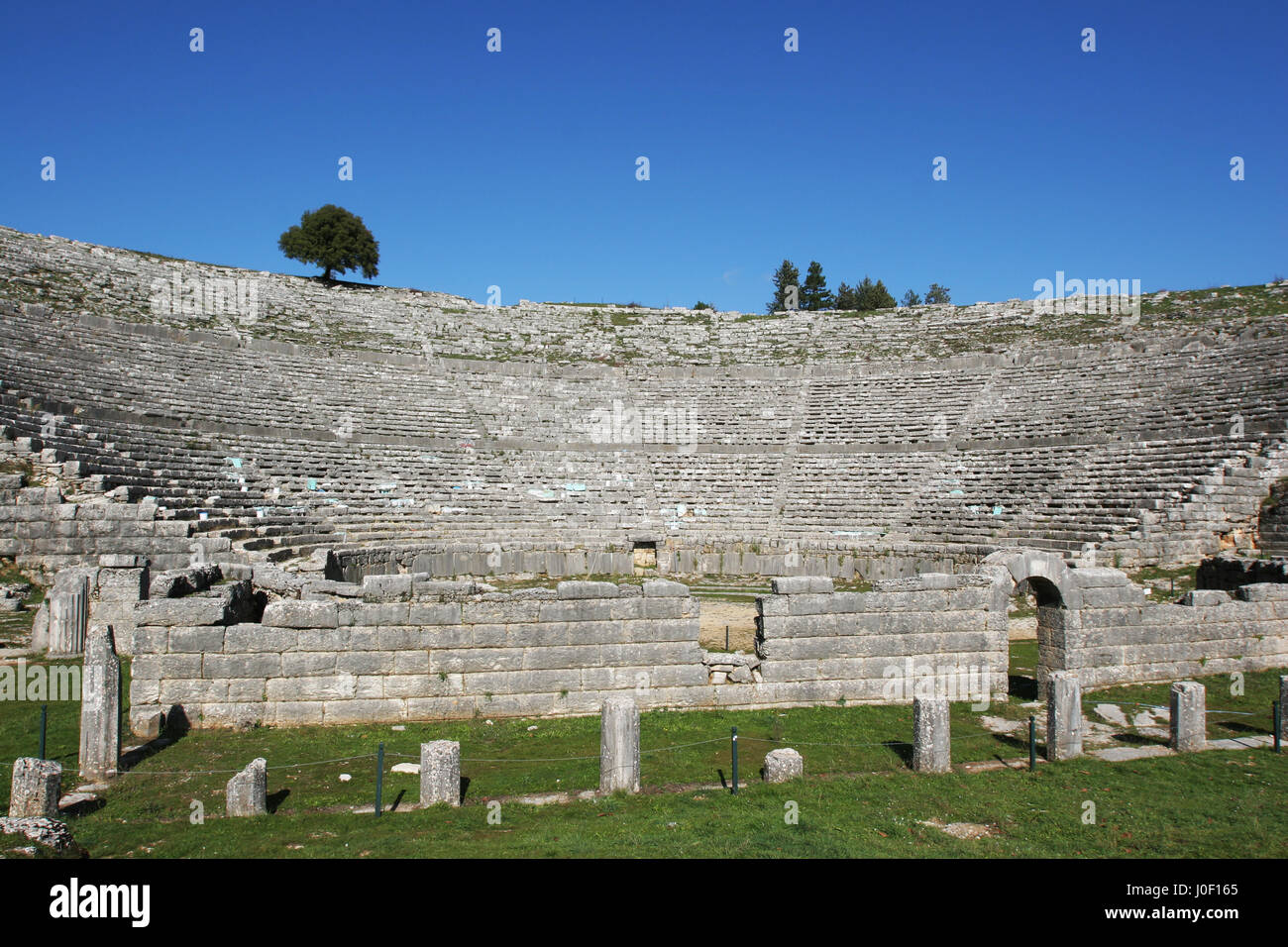 Ancient theatre of Dodoni, Greece Stock Photo - Alamy