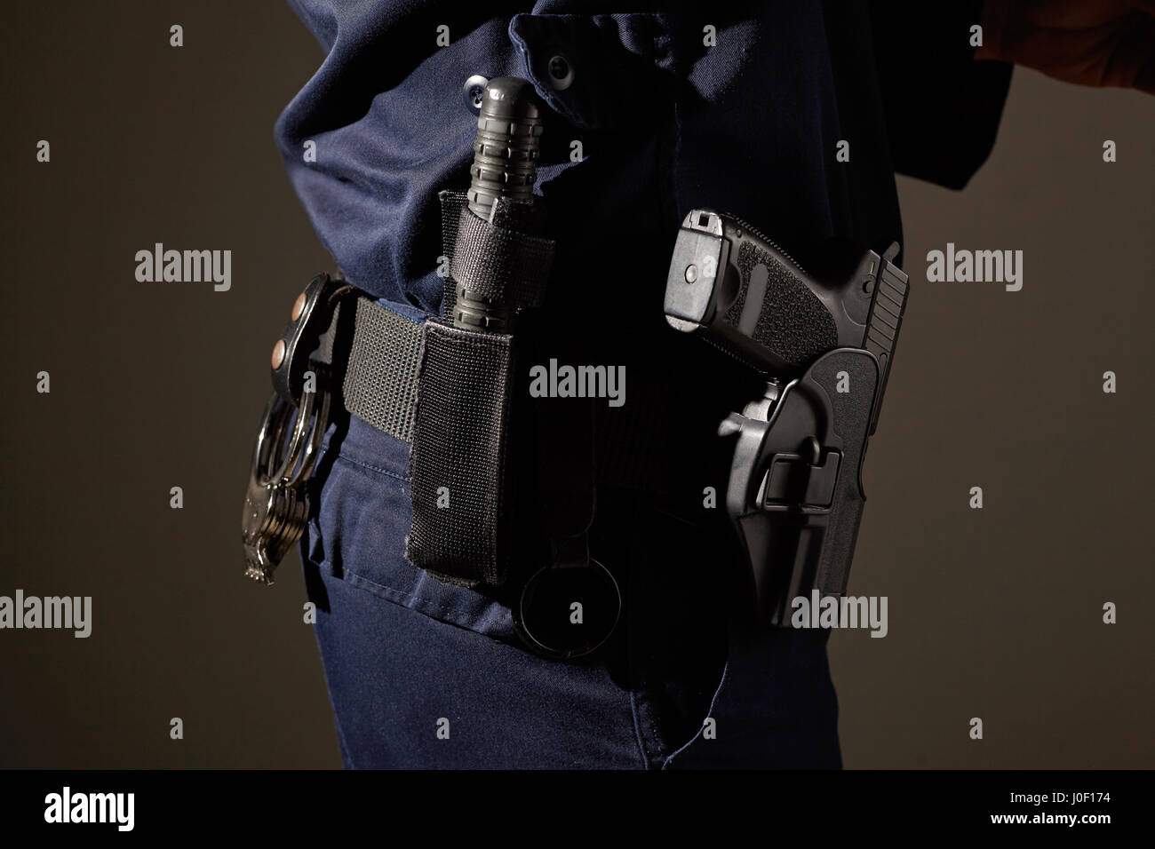 Policeman equipment hi-res stock photography and images - Alamy