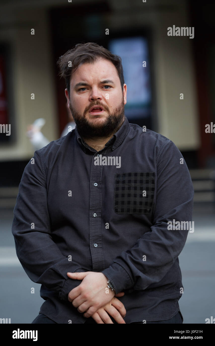 Comedian Lloyd Griffiths at Eventim Apollo Stock Photo - Alamy