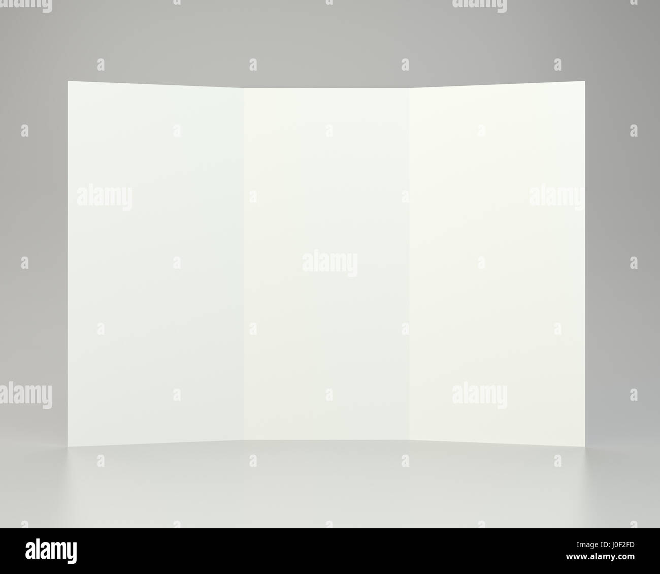 empty white unfolded A4 paper crumpled. 3d rendering Stock Photo - Alamy