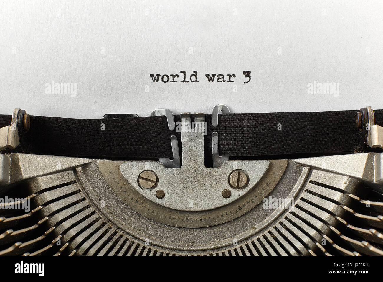 World war typed words hi-res stock photography and images - Alamy