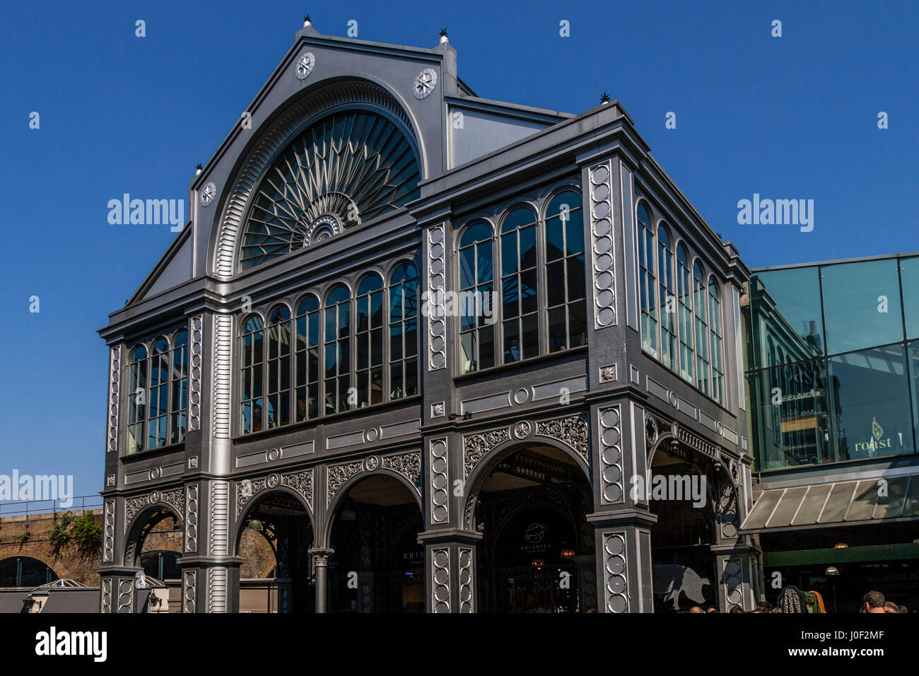 The Floral Hall, Borough Market, London, England Stock Photo - Alamy