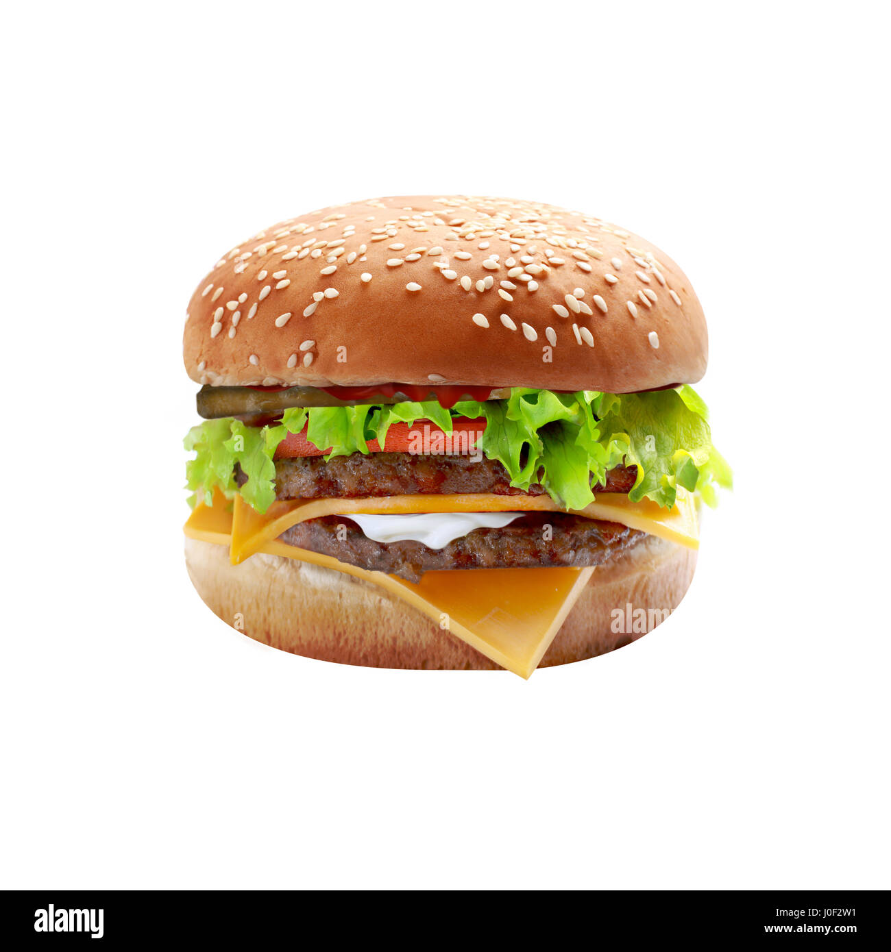 Big cheeseburger hi-res stock photography and images - Alamy