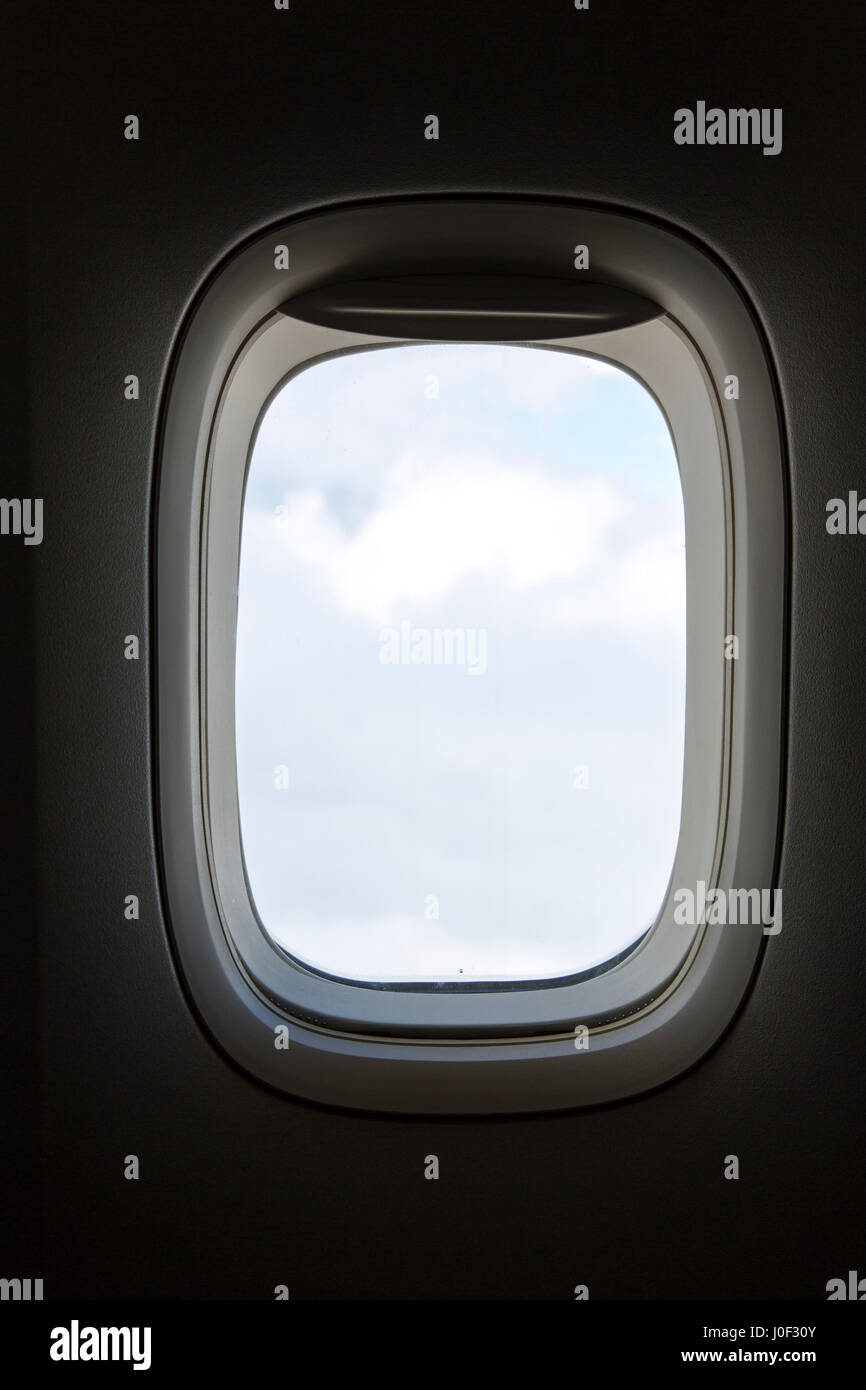A single airplane window Stock Photo - Alamy