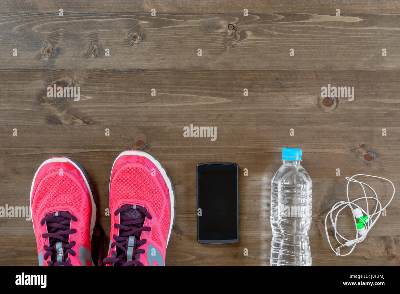 sports objects at the bottom of the horizontal frame and the space on ...