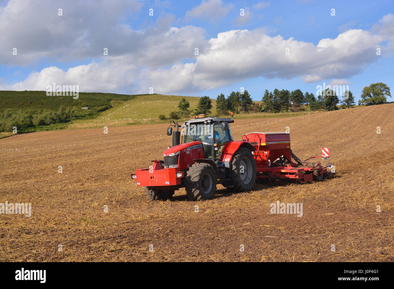 Massey Ferguson 7624 tractor Stock Photo - Alamy