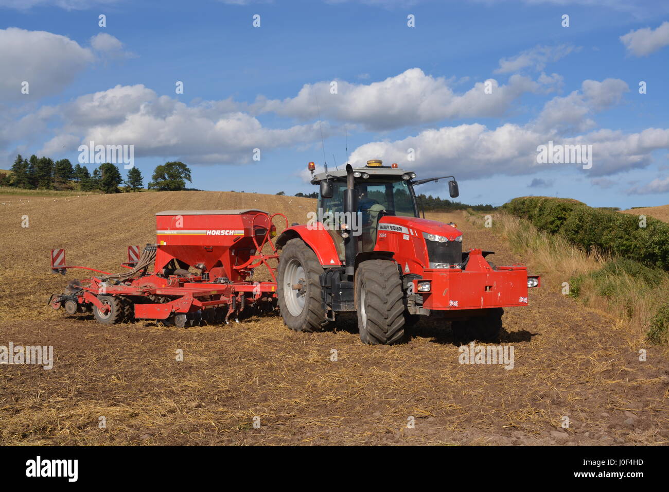 Massey Ferguson 7624 tractor Stock Photo - Alamy