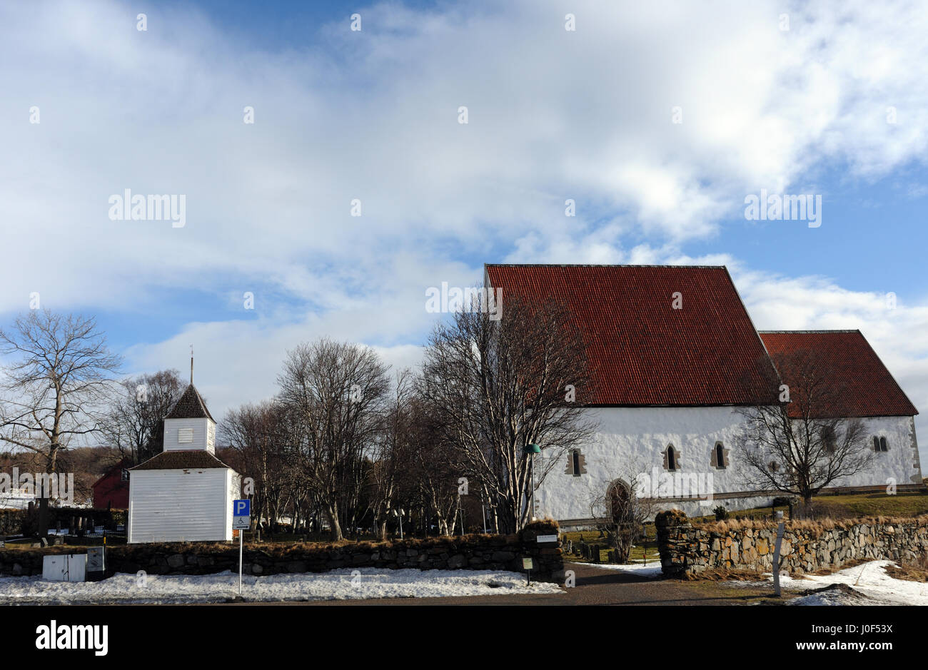The white painted Trondenes Church, Trondenes kirke, is the world’s ...