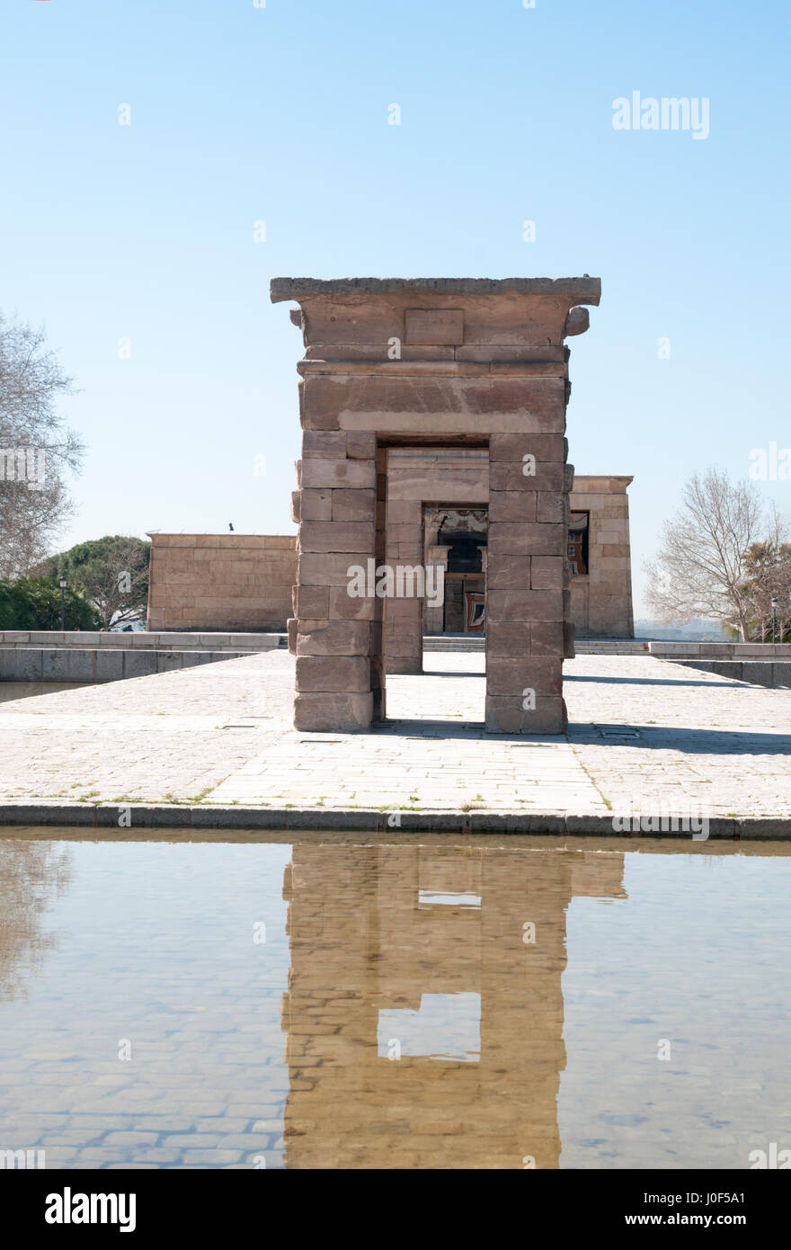 Templo de Debod (Debod Temple), An Egyptian temple relocated to Parque ...