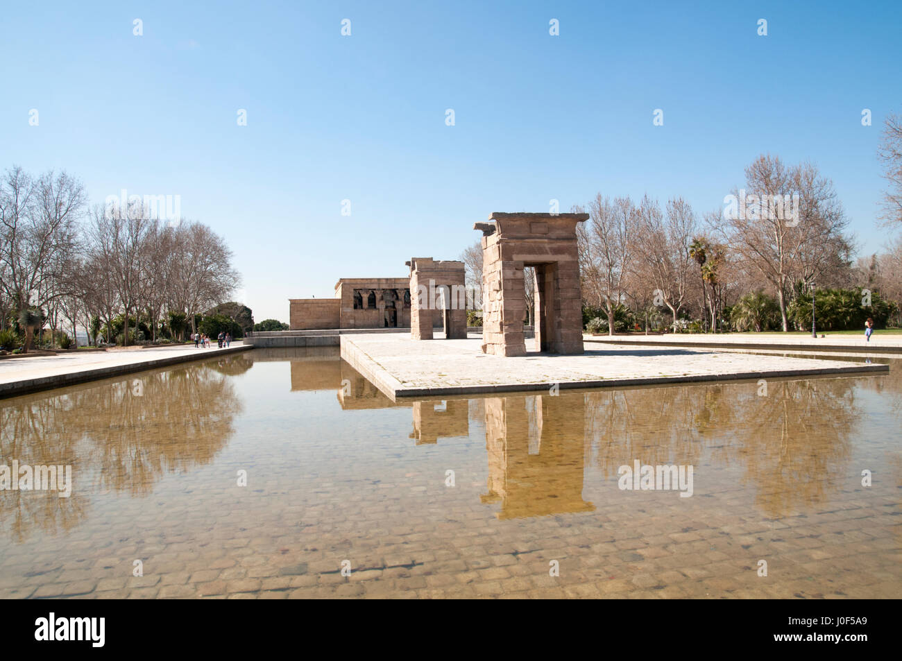 Templo de Debod (Debod Temple), An Egyptian temple relocated to Parque ...