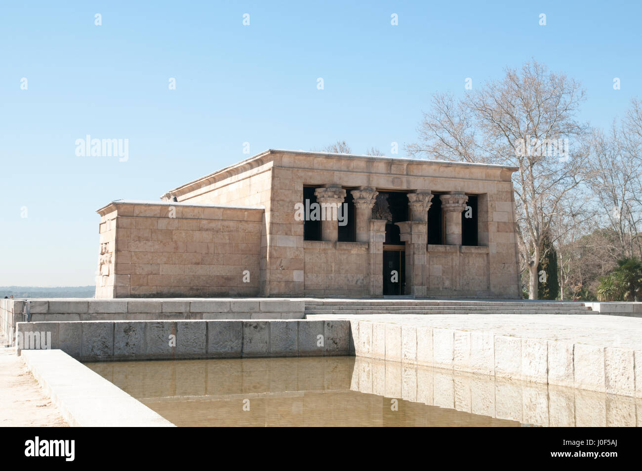 Templo de Debod (Debod Temple), An Egyptian temple relocated to Parque ...