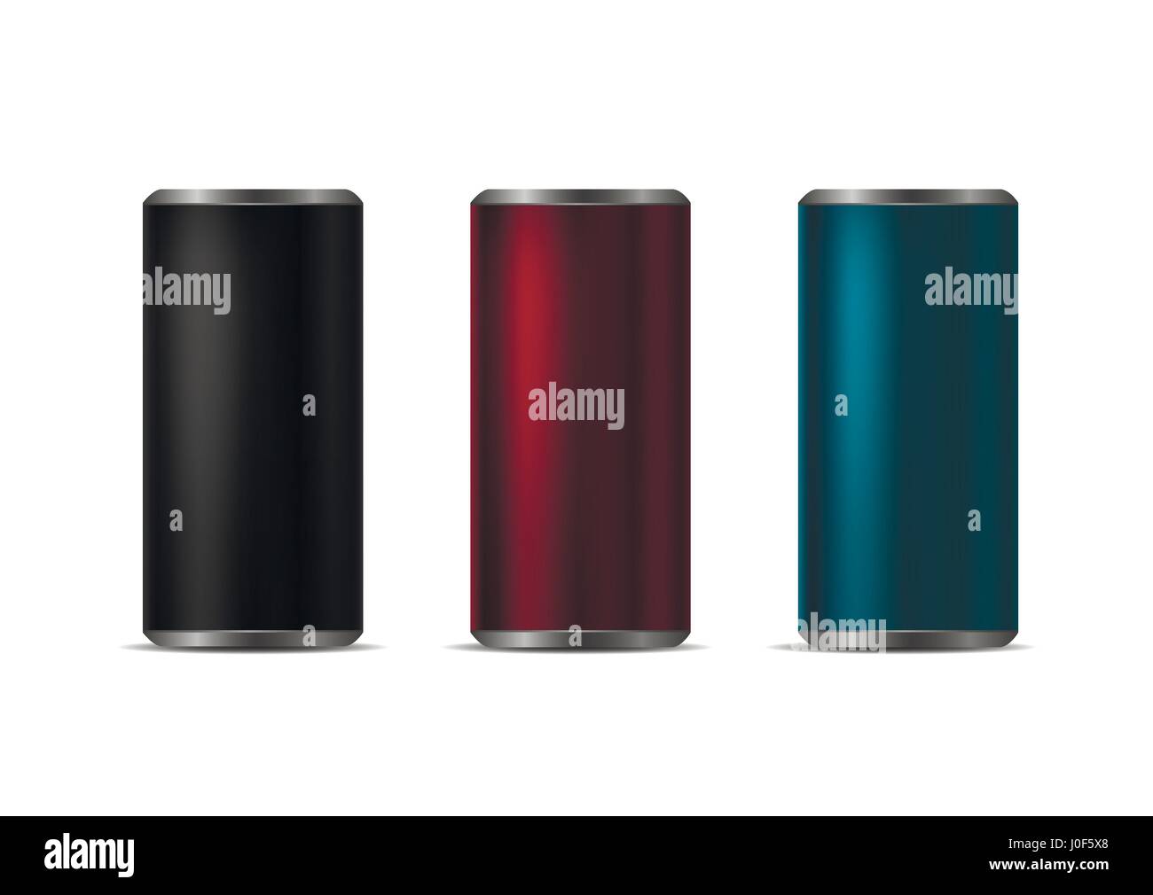 Metal tin cans on Stock Vector Images - Alamy