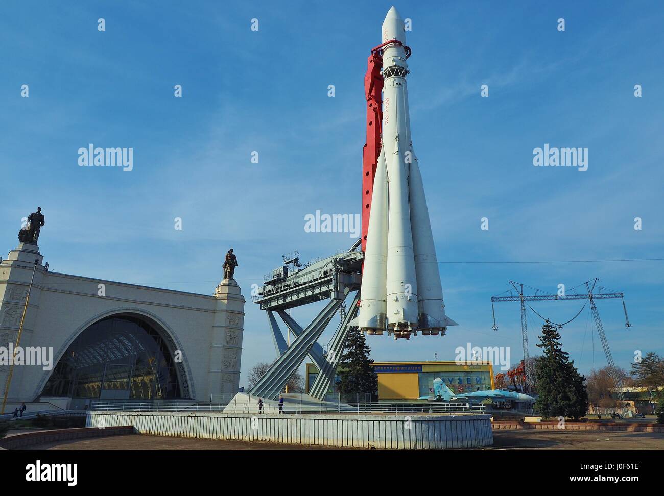 Vostok space rocket Stock Photo - Alamy