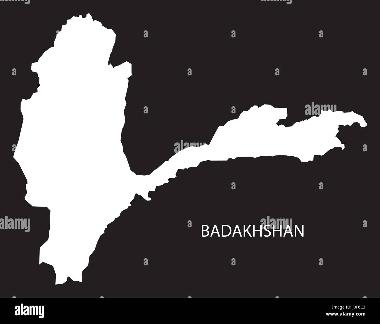 Badakhshan silhouette map hi-res stock photography and images - Alamy