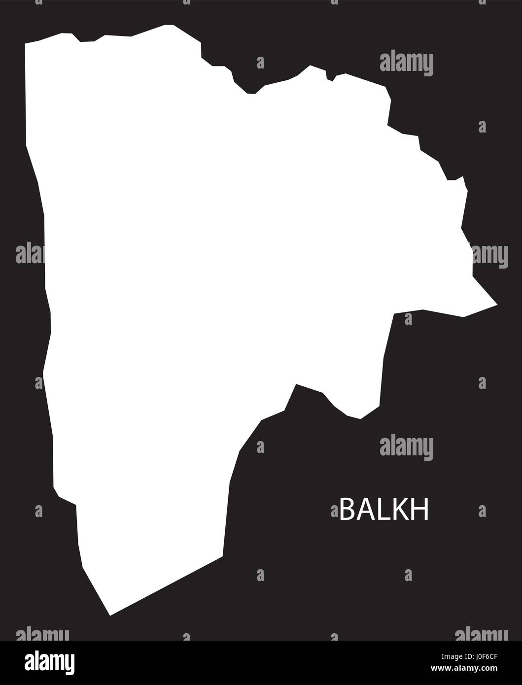Balkh vector map hi-res stock photography and images - Alamy