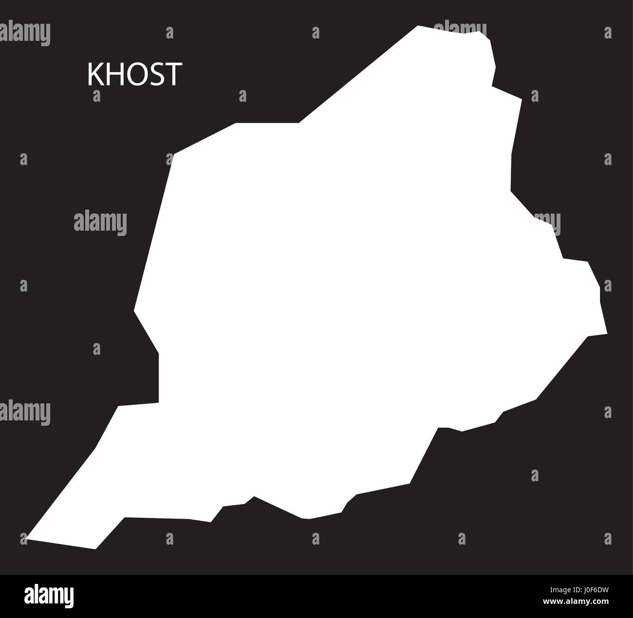 Afghanistan khost map Stock Vector Images - Alamy