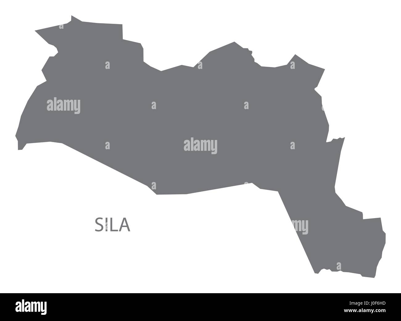 Sila vector map hi-res stock photography and images - Alamy