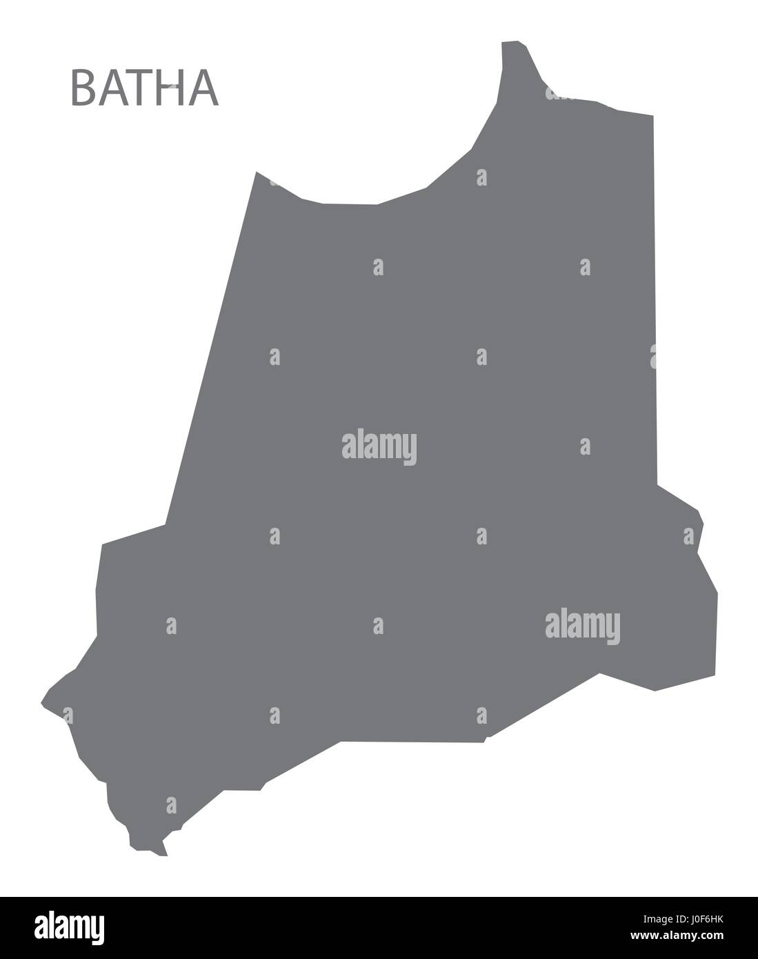 Vector map of batha hi-res stock photography and images - Alamy