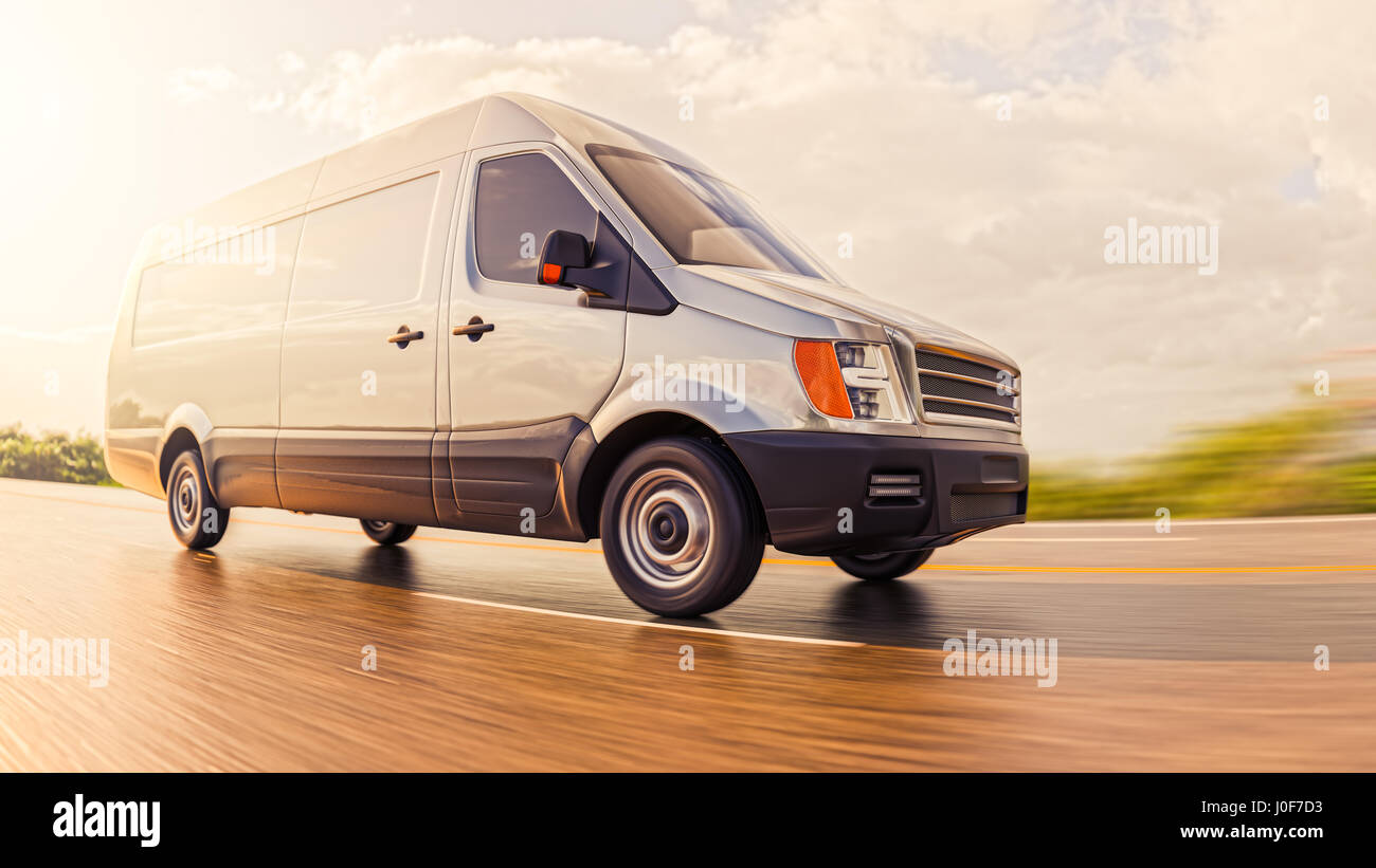 Gray van hi-res stock photography and images - Alamy