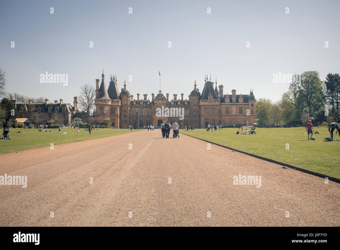 Waddesdon Manor is a country house in the village of Waddesdon, in ...