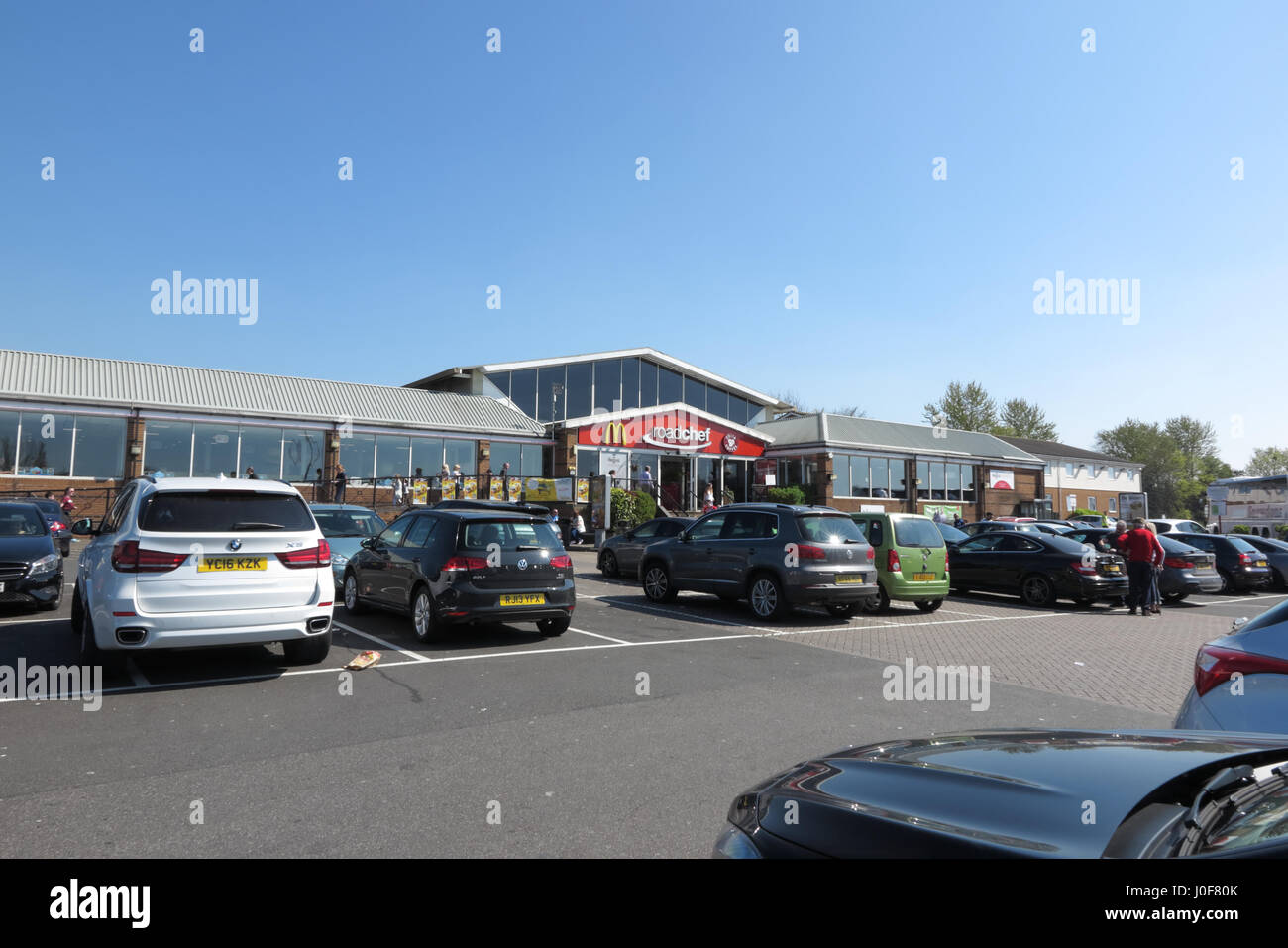 Roadchef motorway services, Watford Gap, Southbound M1 Stock Photo - Alamy