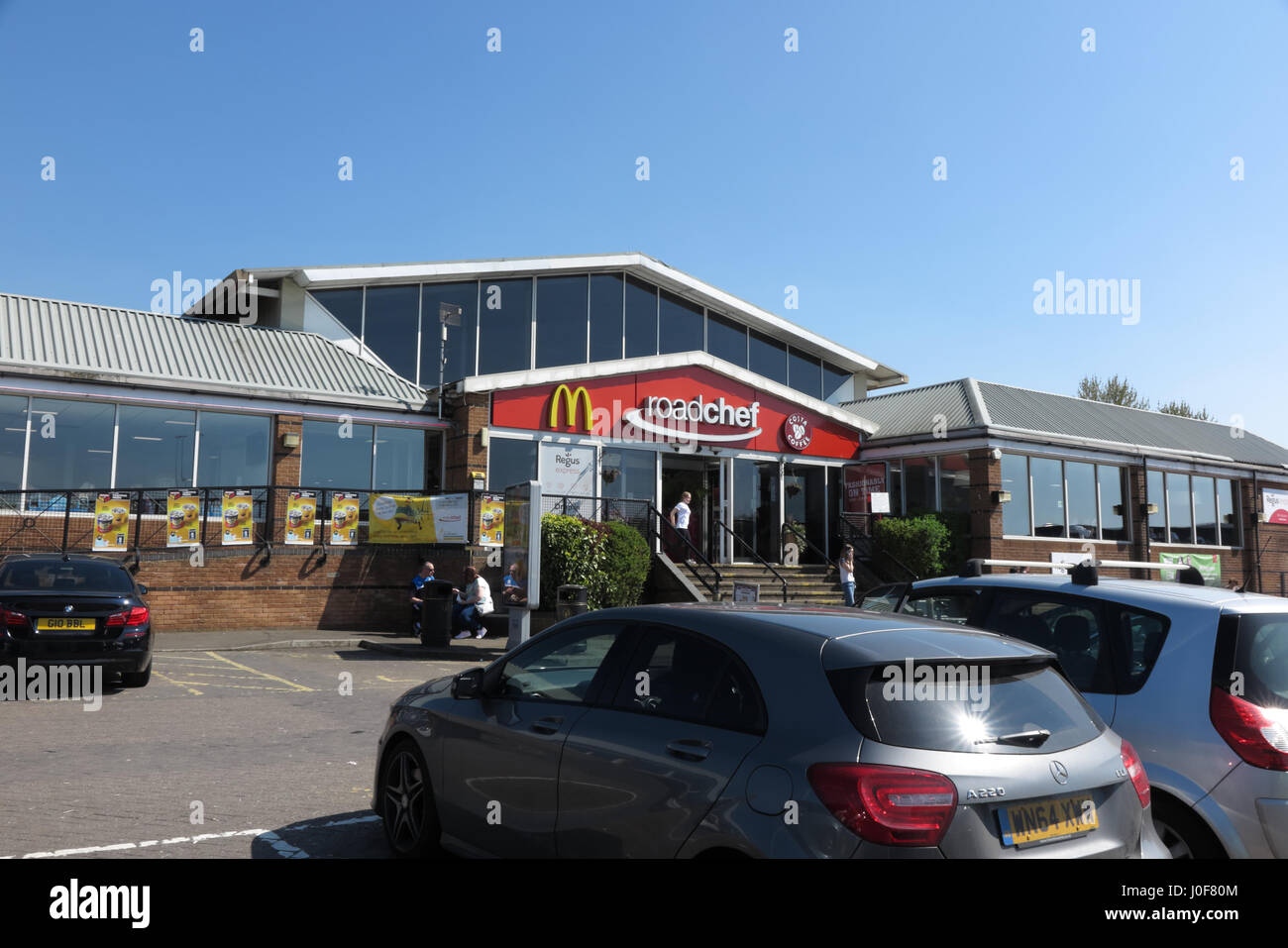 Roadchef motorway services, Watford Gap, Southbound M1 Stock Photo - Alamy