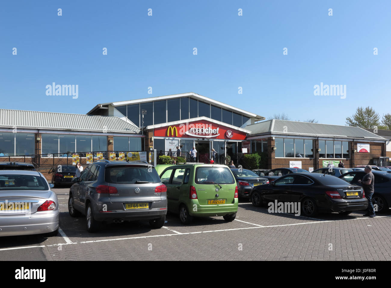 Roadchef motorway services, Watford Gap, Southbound M1 Stock Photo - Alamy