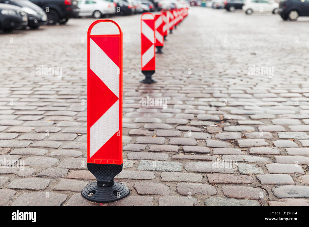 Road line red stripe hi-res stock photography and images - Alamy