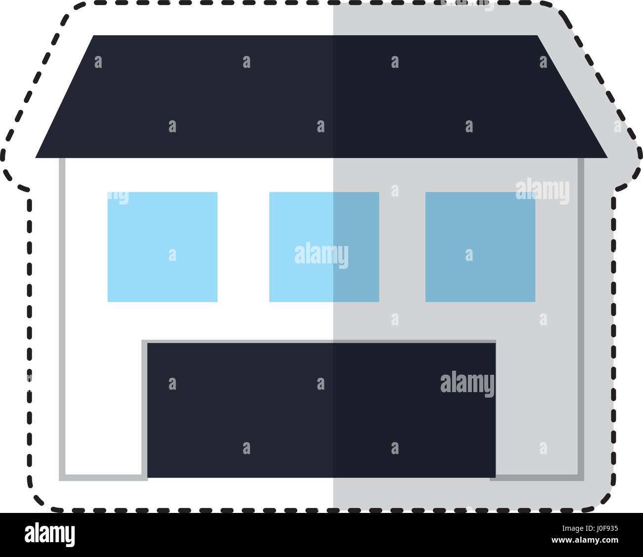 house exterior isolated icon Stock Vector Image & Art - Alamy