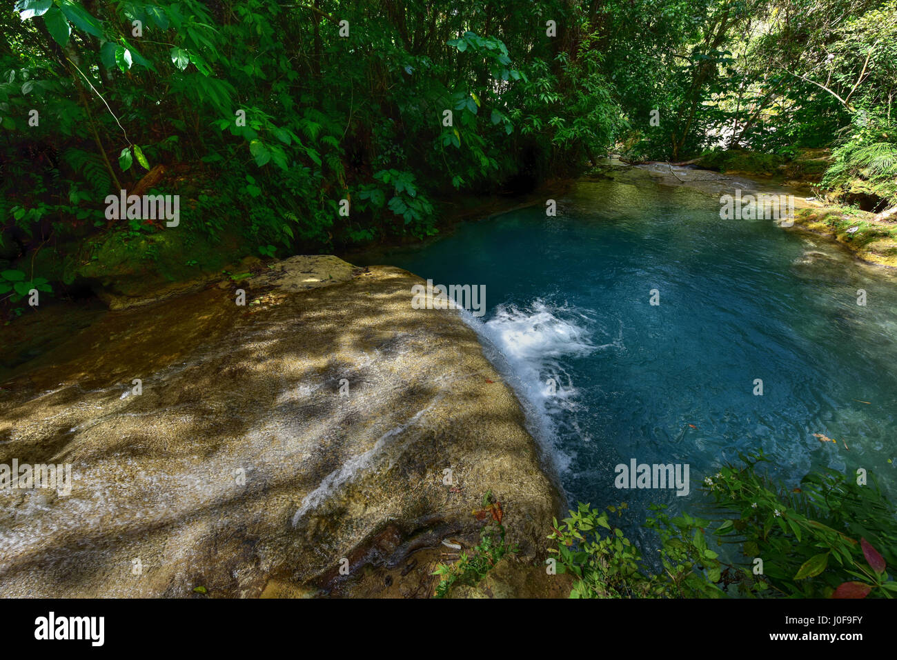 El Nicho Waterfalls in Cuba. El Nicho is located inside the Gran Parque ...