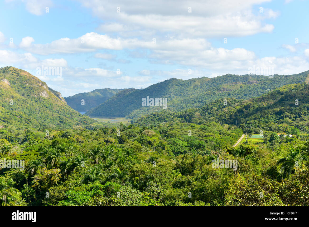 El Nicho Waterfalls in Cuba. El Nicho is located inside the Gran Parque ...