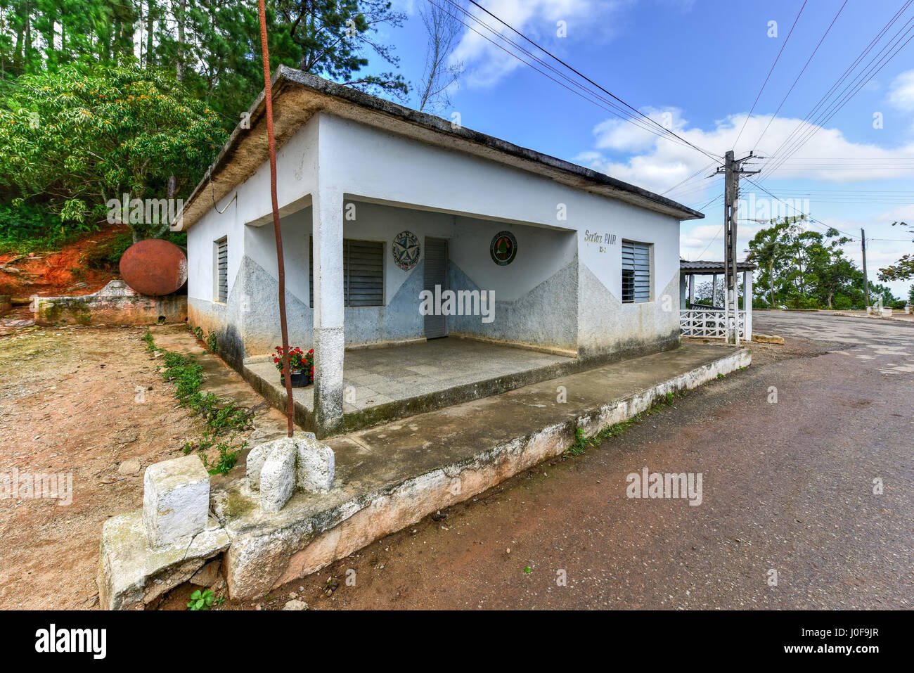 Small rural police station hi-res stock photography and images - Alamy