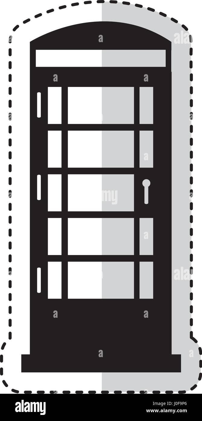 London phone booth art Stock Vector Images - Alamy