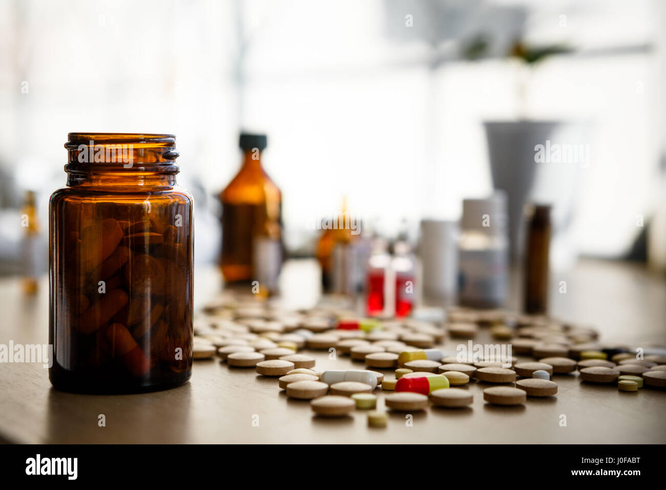 Drug prescription for treatment medication. Pharmaceutical medicament ...