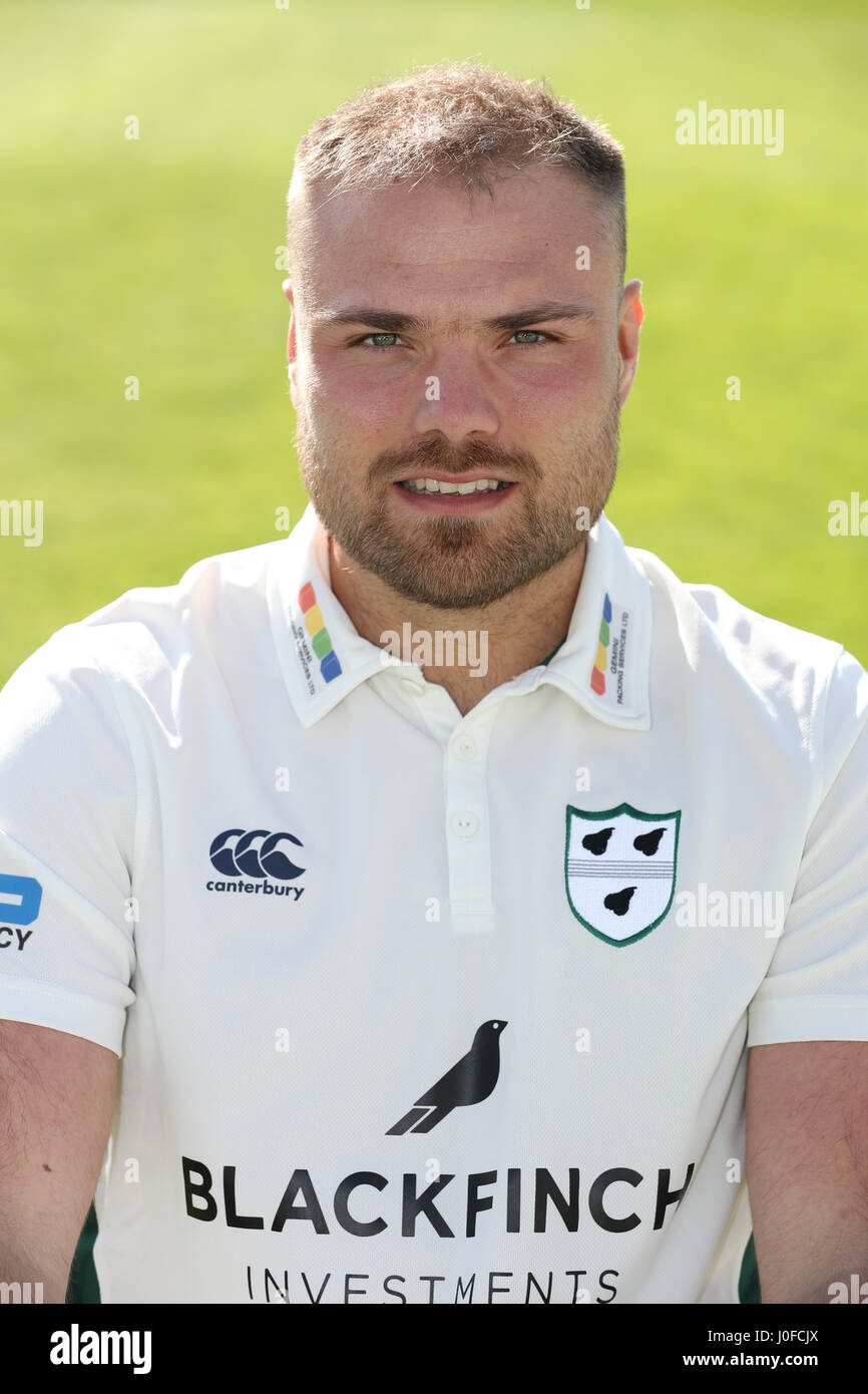 Worcestershire's Joe Leach Stock Photo - Alamy