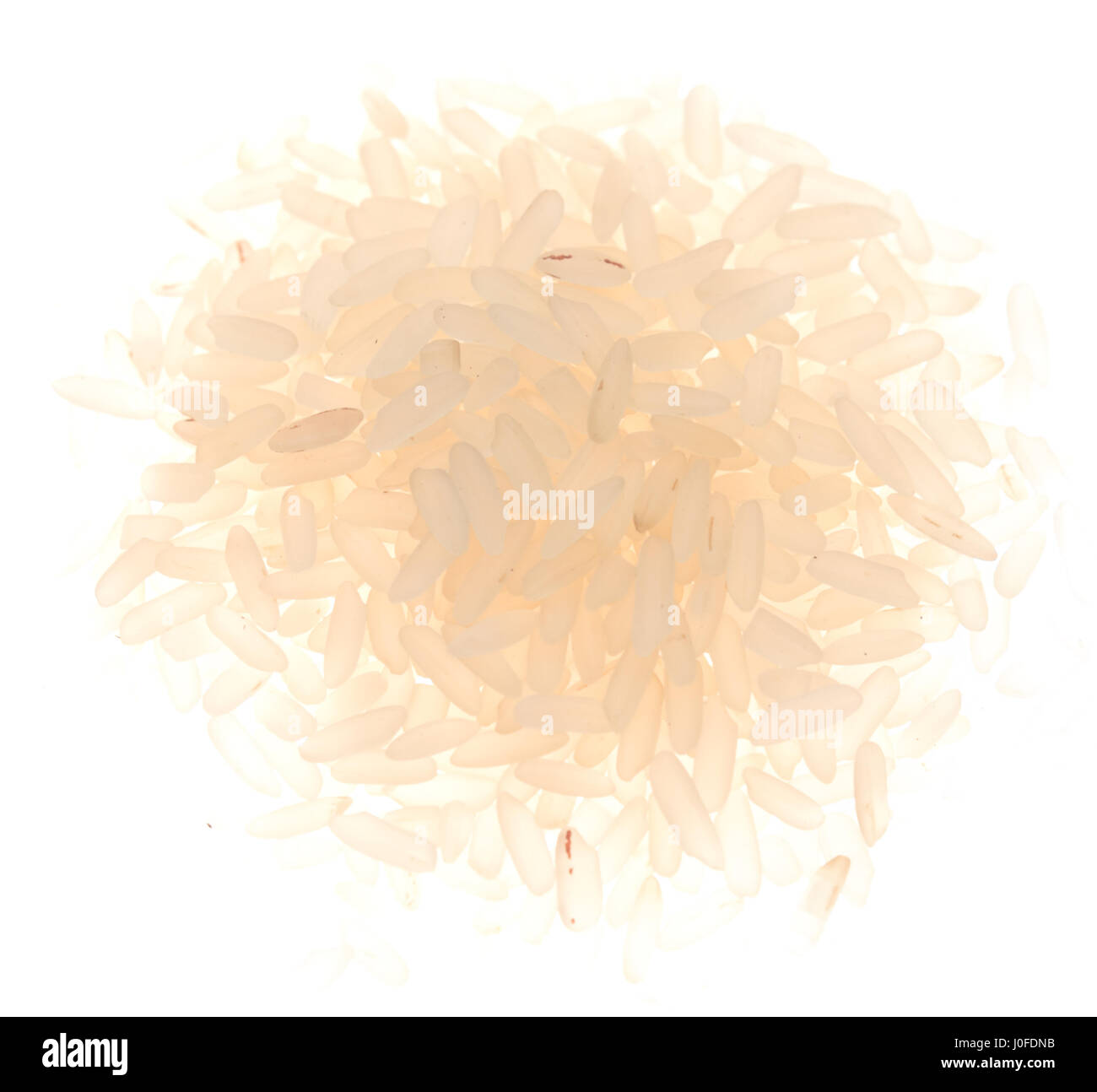 raw rice isolated on white background Stock Photo - Alamy
