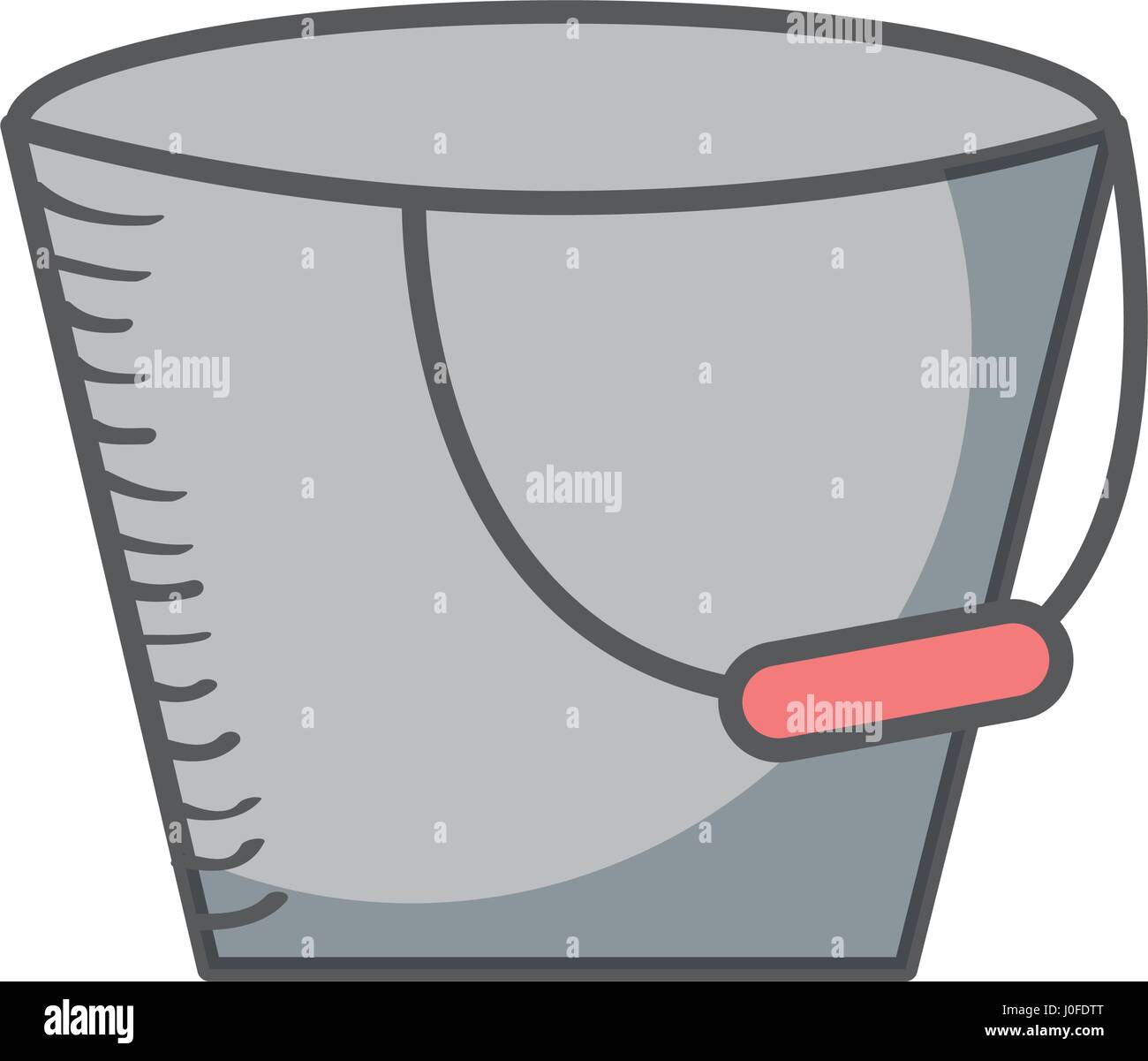 Metal bucket isolated icon Stock Vector Image & Art - Alamy