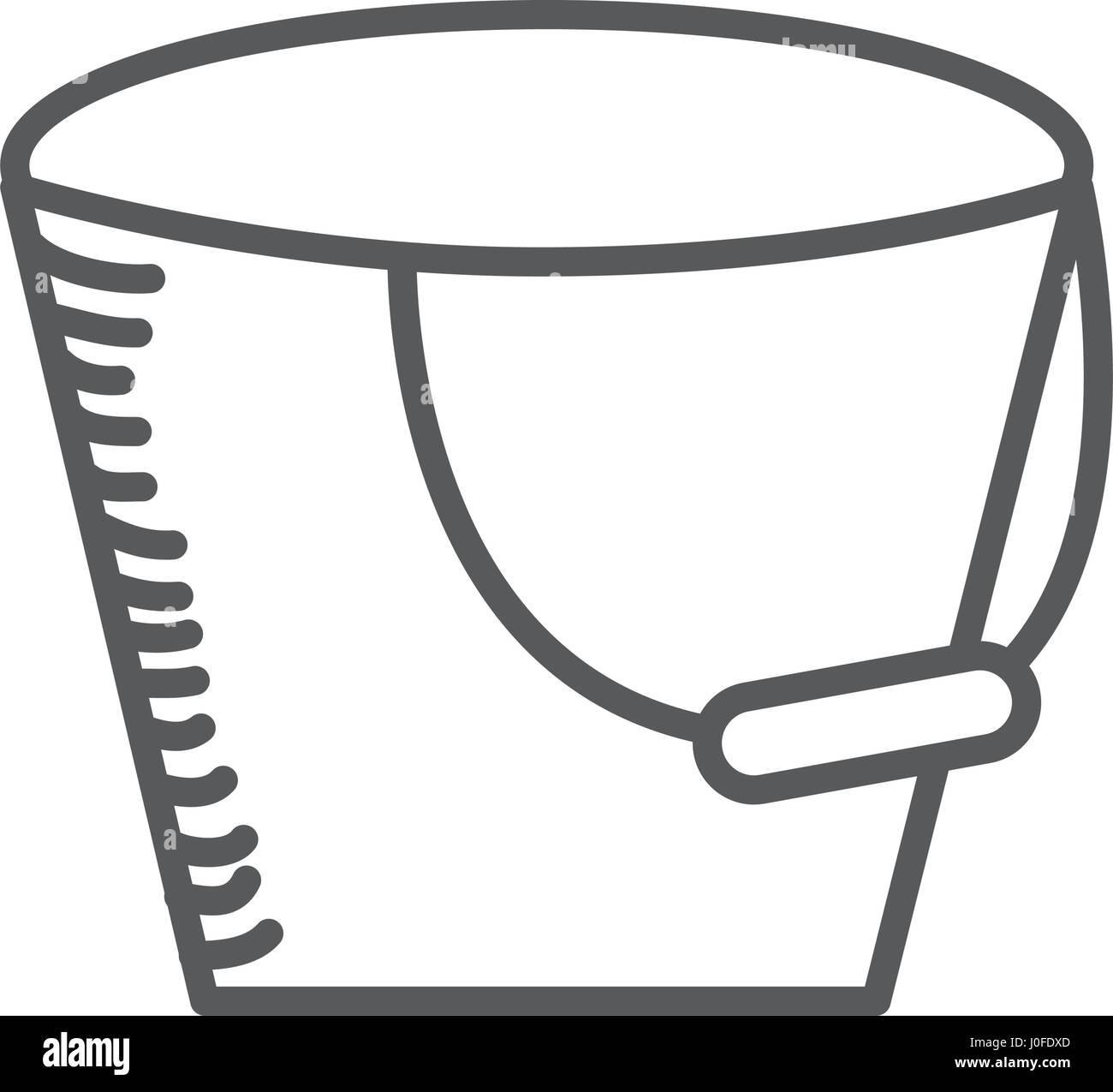 Metal bucket isolated icon Stock Vector Image & Art - Alamy