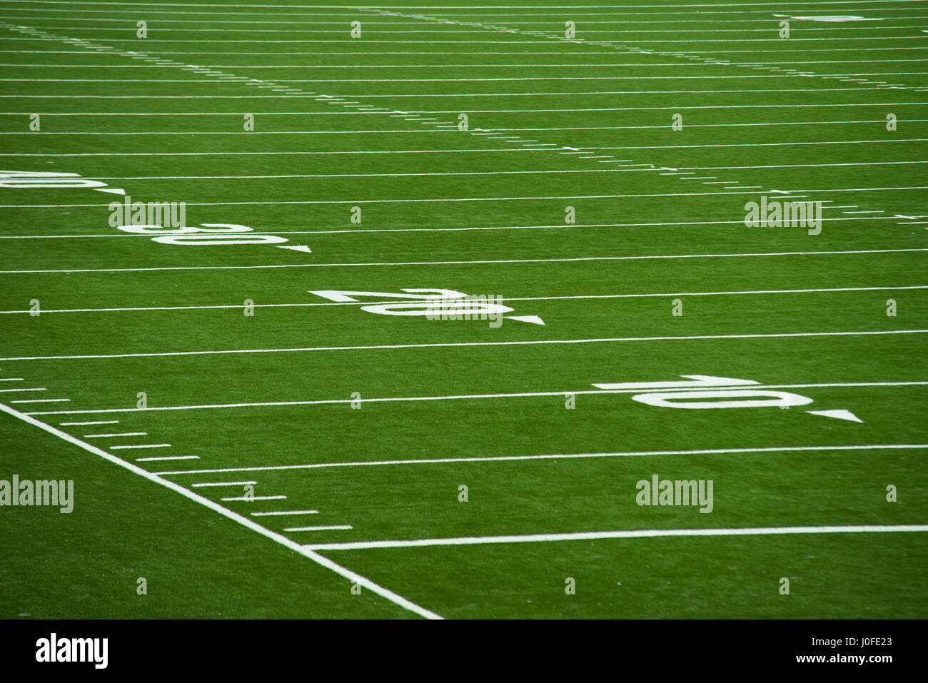 20 yard line on football field hi-res stock photography and images - Alamy