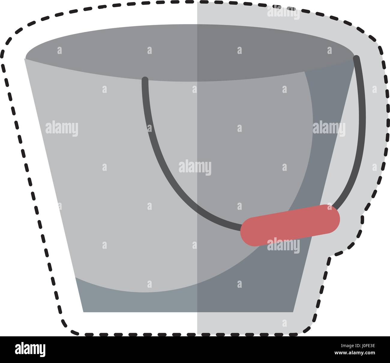 Metal bucket isolated icon Stock Vector Image & Art - Alamy
