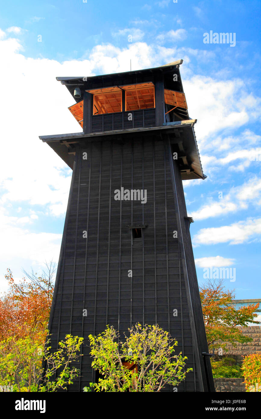 Edo Style Fire Lookout Tower Tokyo Japan Stock Photo - Alamy
