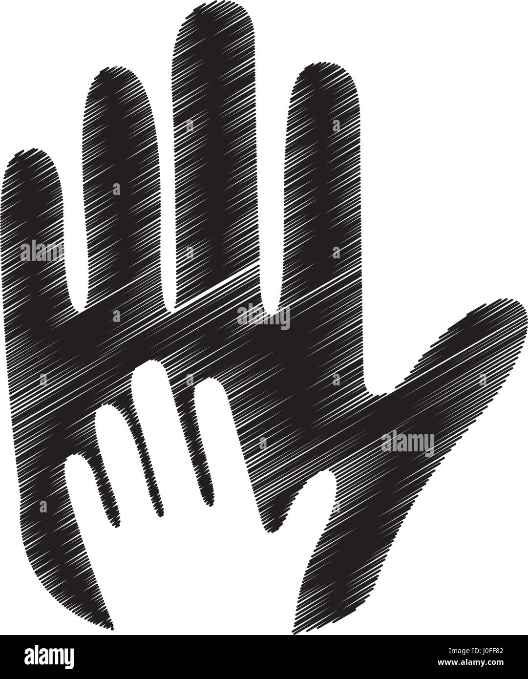hands human protection icon Stock Vector Image & Art - Alamy