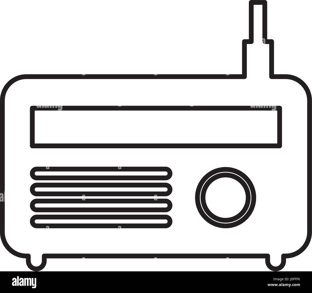 Old time radio Stock Vector Images - Alamy