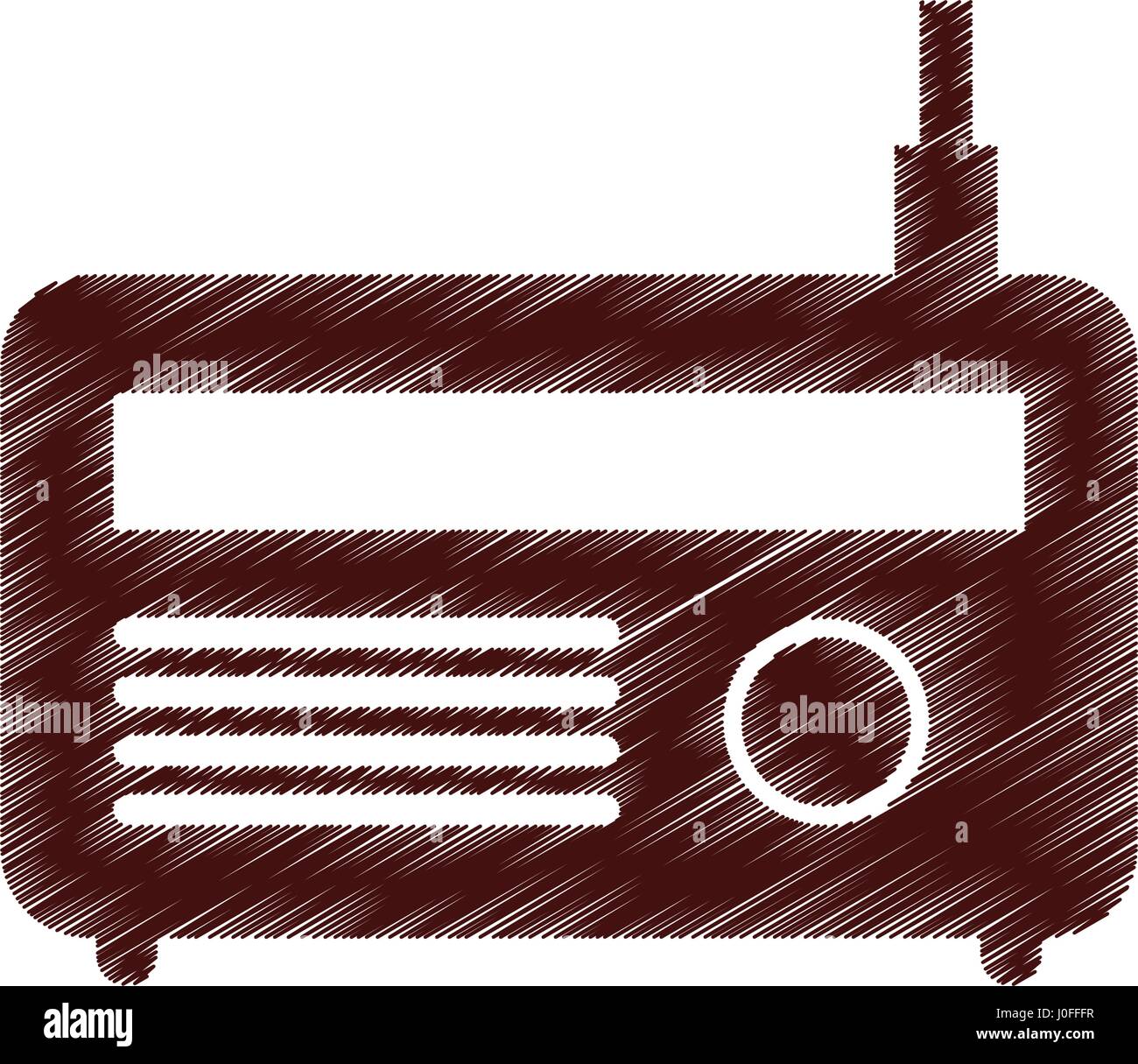 Old time radio Stock Vector Images - Alamy