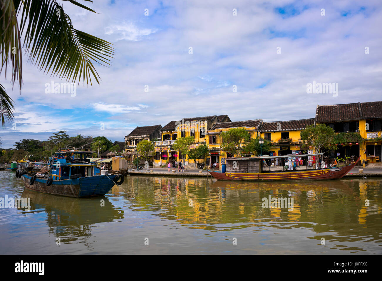 View down thu bon river hoi an hi-res stock photography and images - Alamy