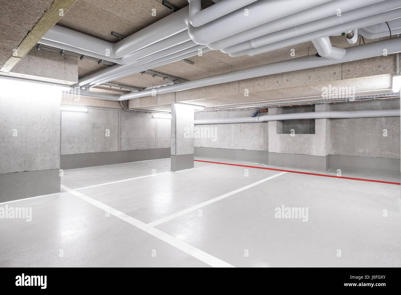 Parking garage interior industrial hi-res stock photography and images ...