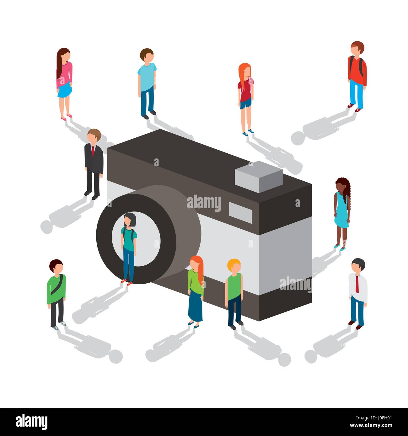 shopping isometric icons design Stock Vector Image & Art - Alamy