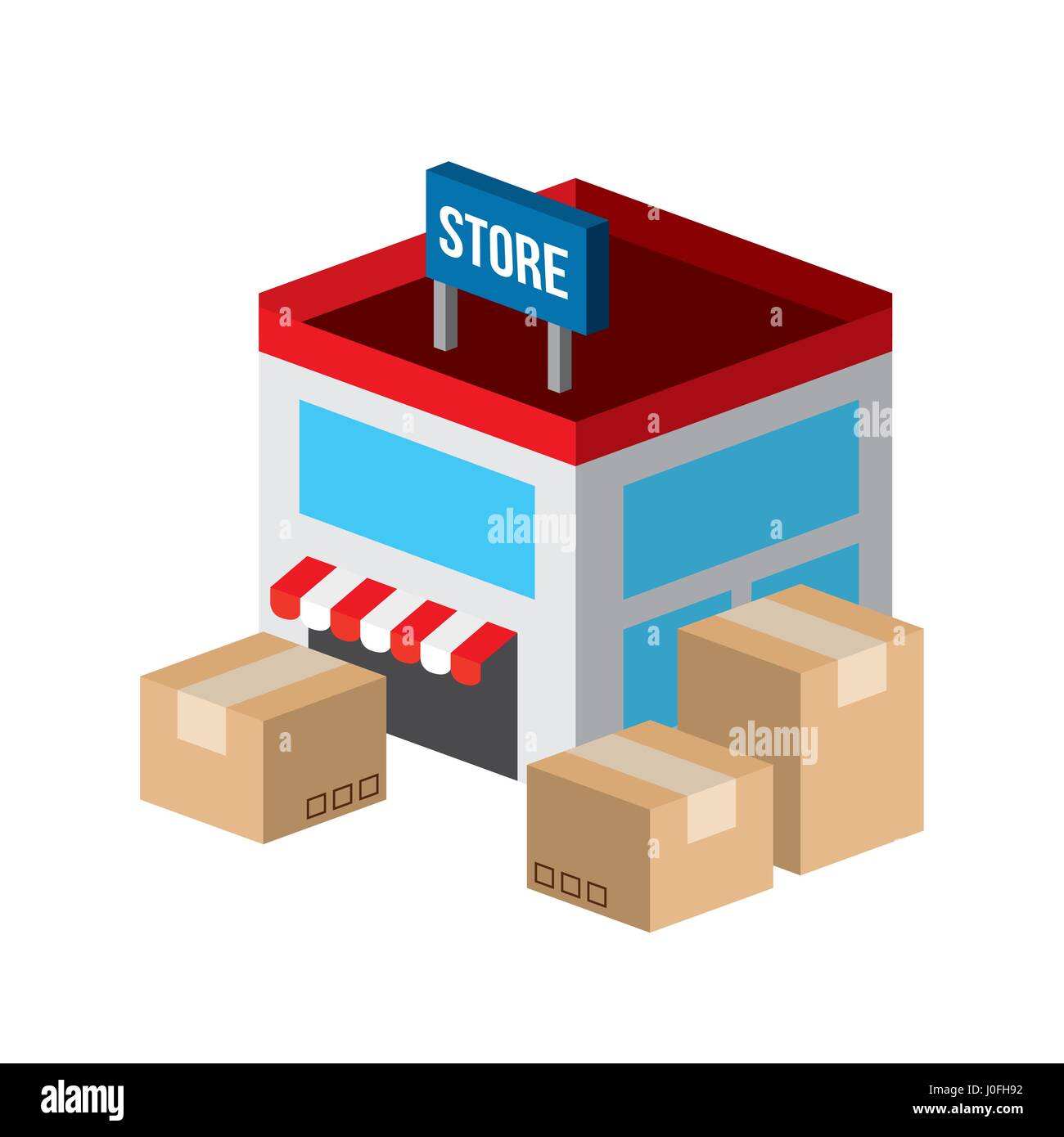 shopping isometric icons design Stock Vector Image & Art - Alamy